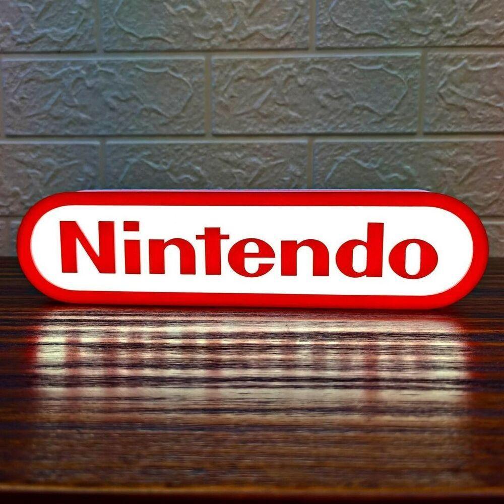 Classic Nintendo Logo LED box. 3D printed, USB powered, dimmable – lz-go